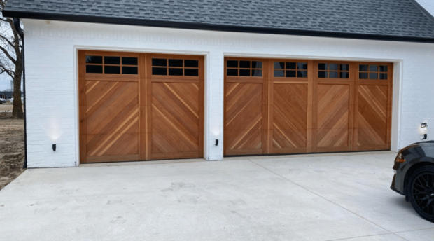 Chevron Garage Doors For Sale by Doorvana