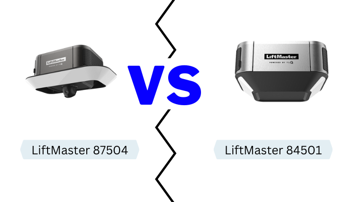 LiftMaster 87504 vs 84501 Garage Door Opener Comparison - Doorvana ...