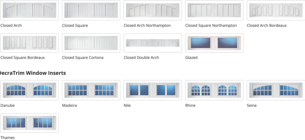 Garage Door Window Inserts for Amarr - Doorvana Garage Doors