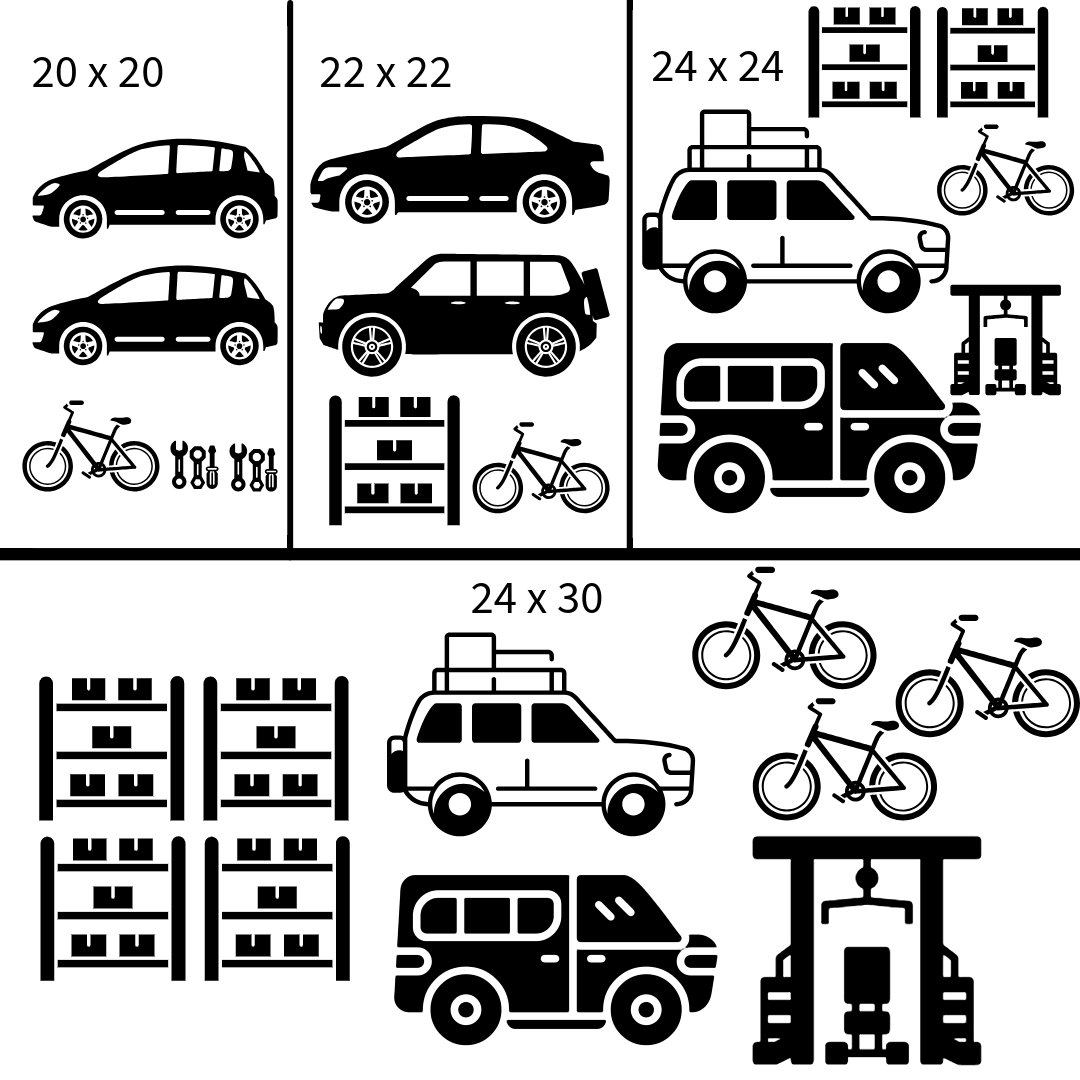 2 Car Garage Dimensions: The Ultimate Guide - Doorvana Garage Doors