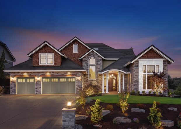 Clopay Canyon Ridge Chevron Garage Doors by Doorvana