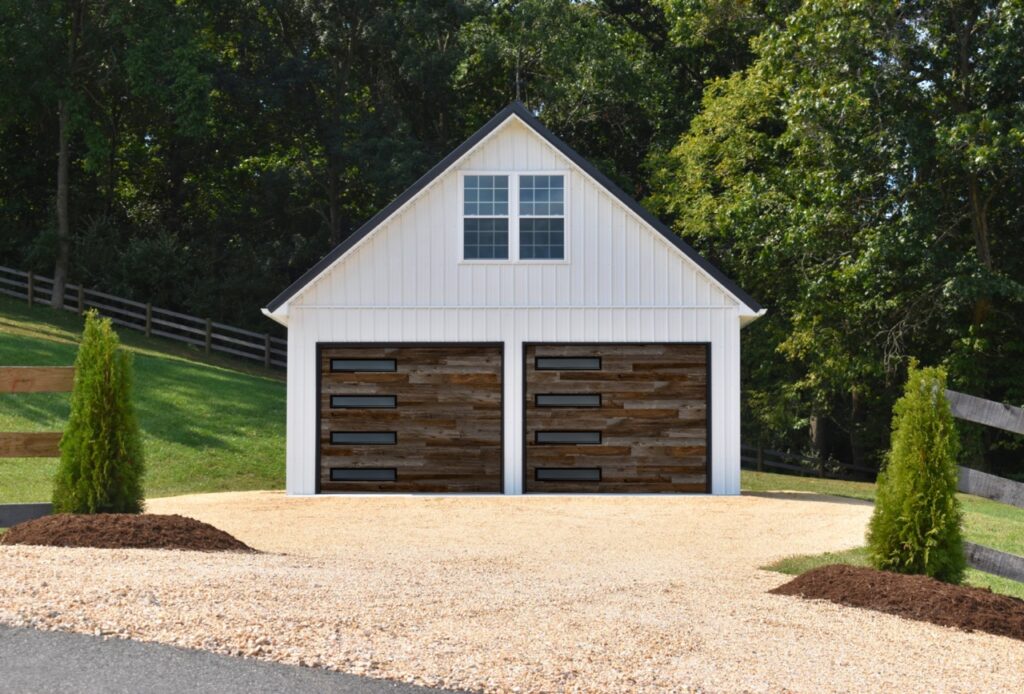 Clopay Modern Steel Ultra-Grain Plank Garage Doors | Wood Look